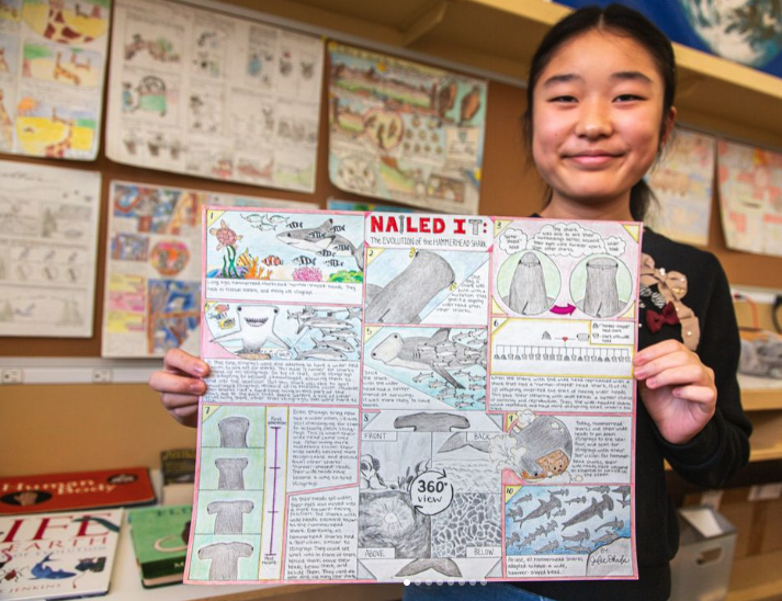 8th Graders Explore Natural Selection in Comic Project - Prospect Sierra