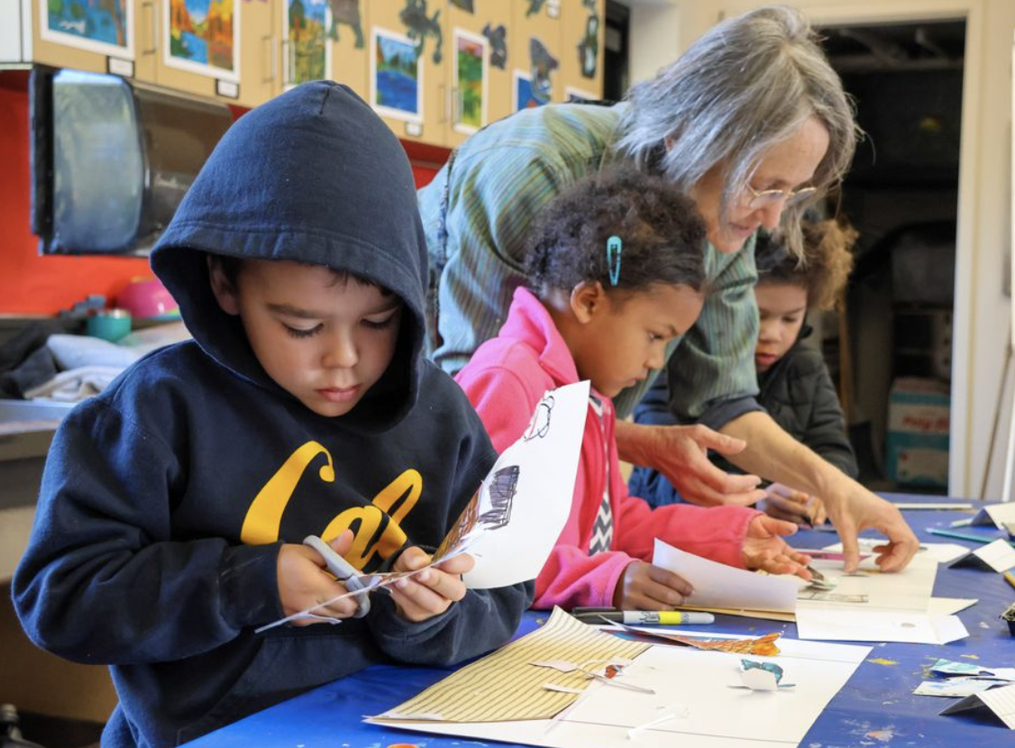 TK Students Study Christian Robinson in Art - Prospect Sierra